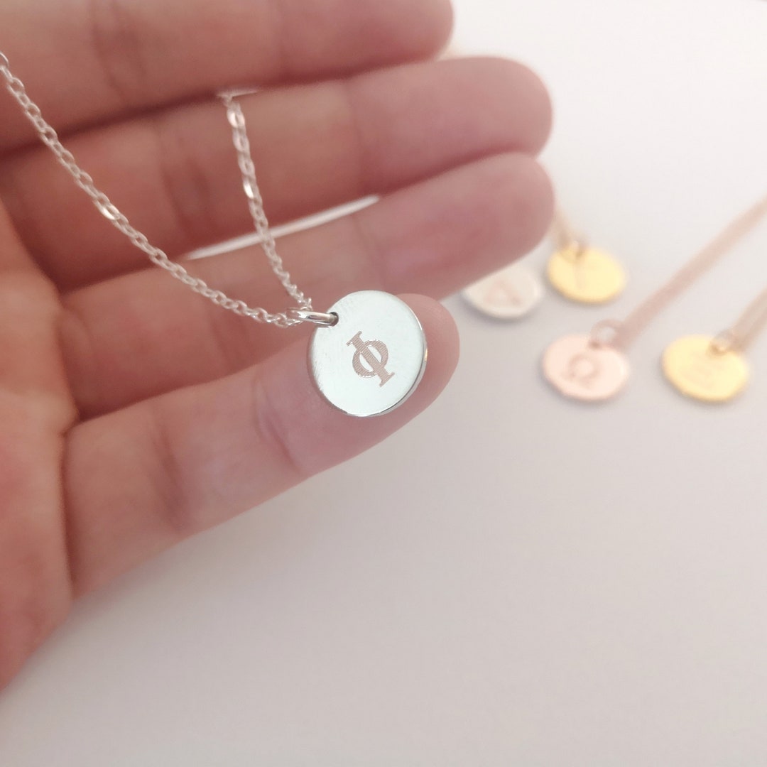 Necklace Custom Letter Greek Alphabet Greek Jewelry Fraternity College ...