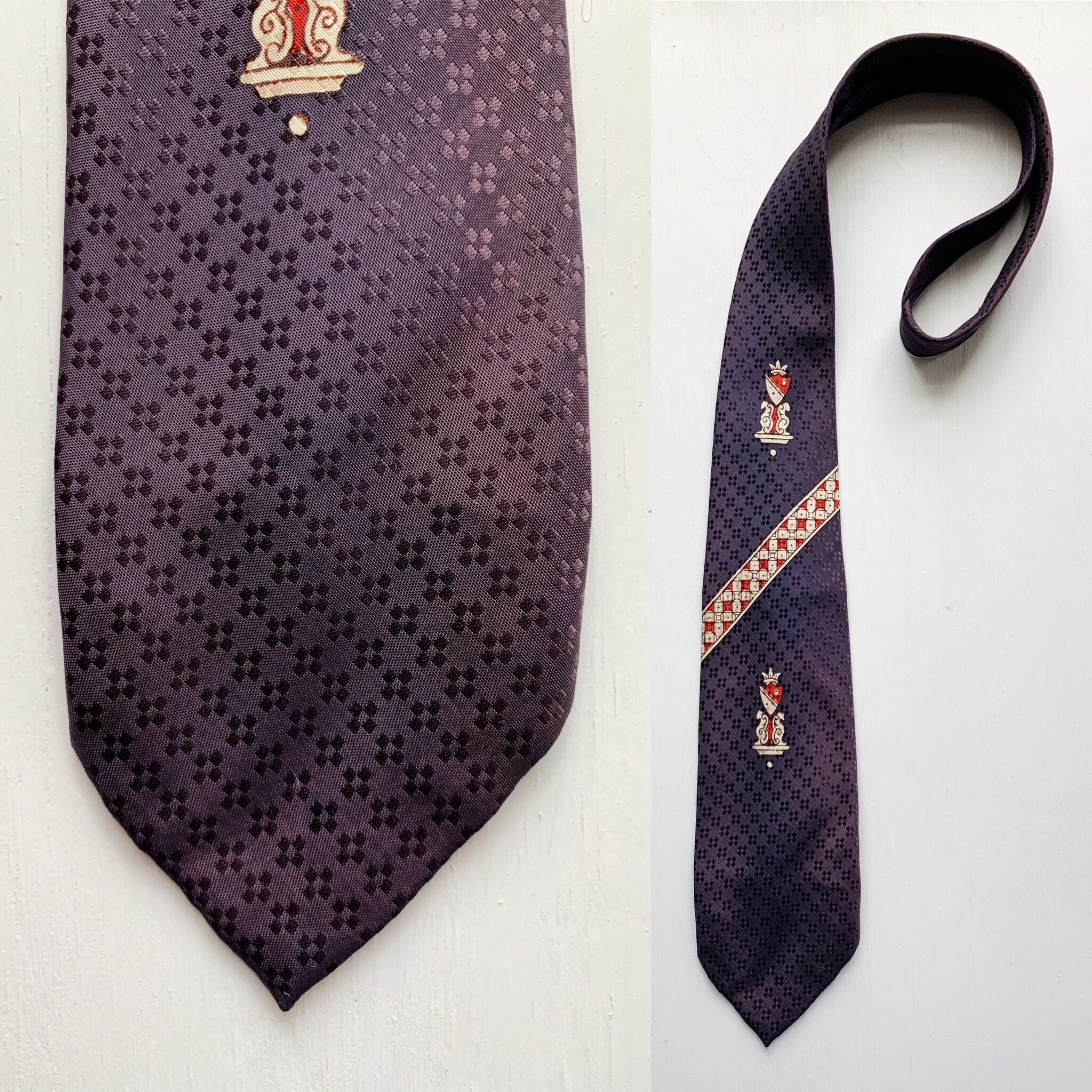 Vintage Country Club Style Ties / Lot of 5 / Mid Century Mad Men ...