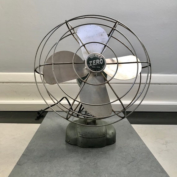 Industrial Cool Art Deco Zero Fan - Etsy