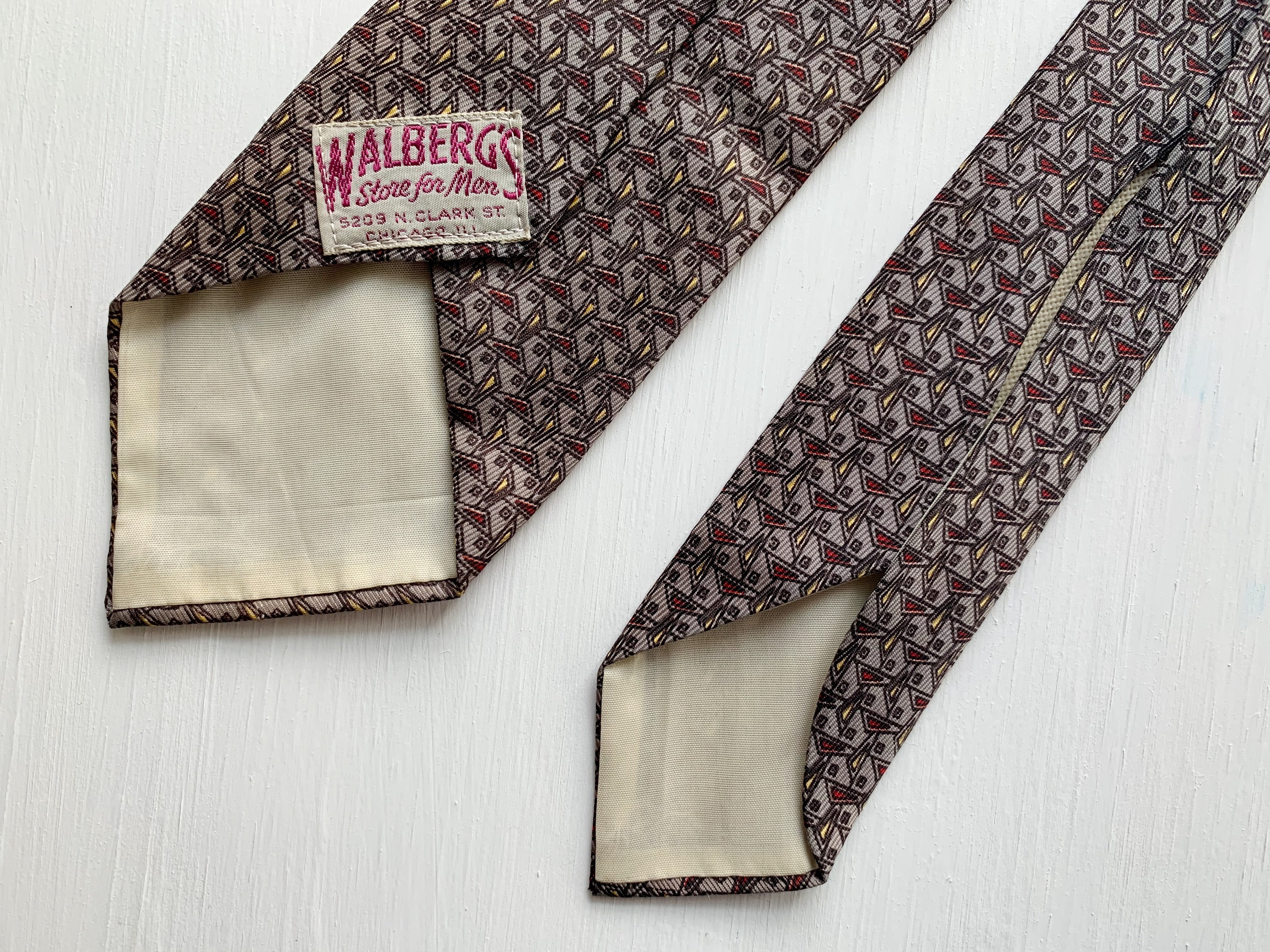 Vintage Country Club Style Ties / Lot of 5 / Mid Century Mad Men ...