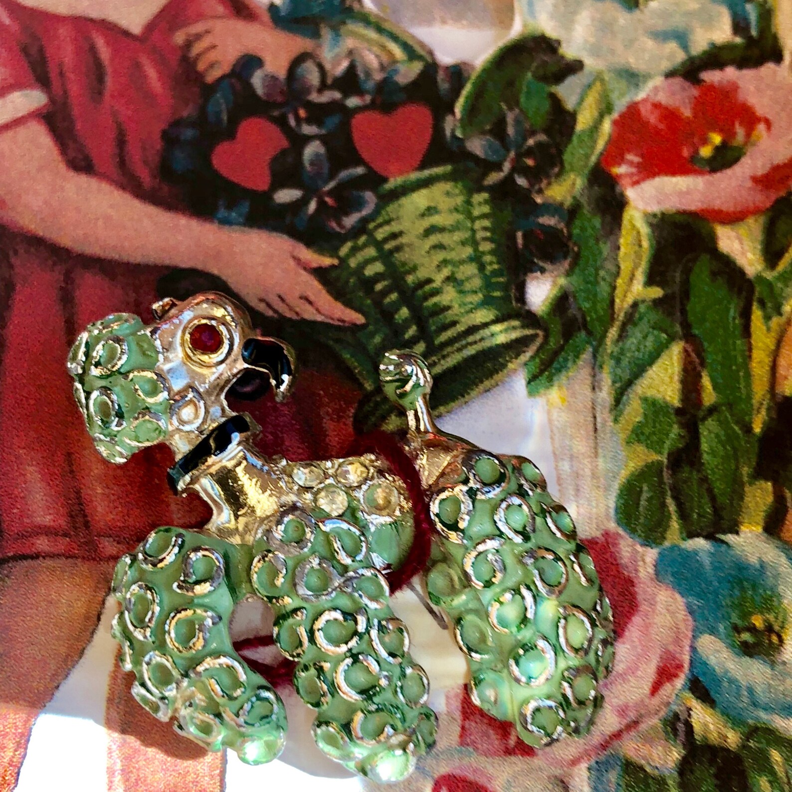 Poodle Pin as Is - Etsy