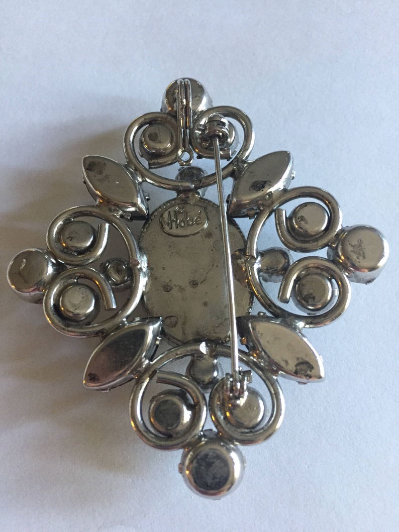 Hobe Brooch Signed and Collectible Mid Century Hallmark - Etsy
