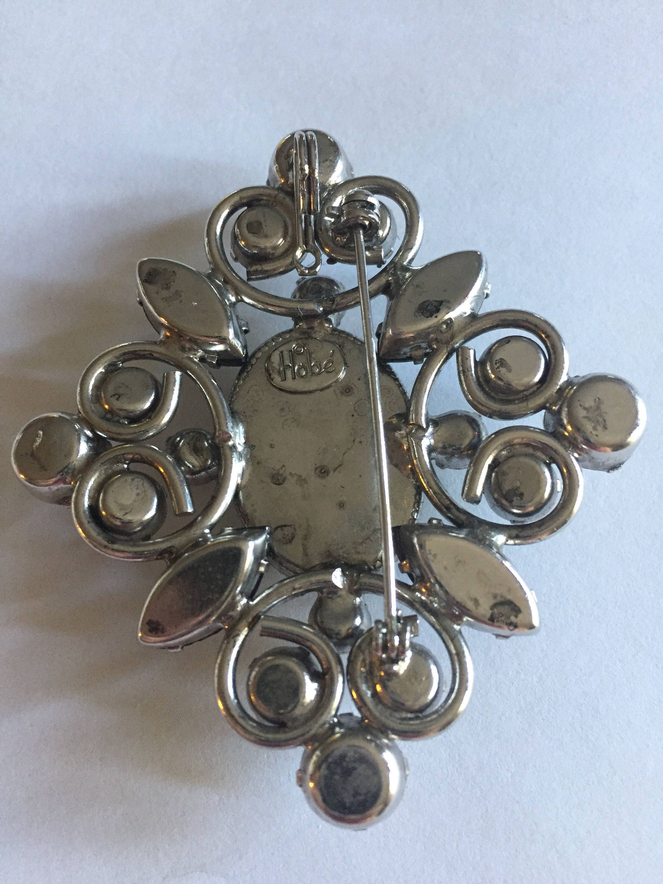 Hobe Brooch Signed and Collectible Mid Century Hallmark - Etsy