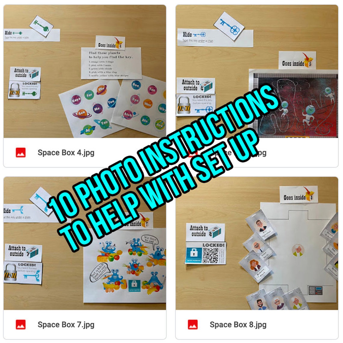 Escape Room for Kids Escape From Space Printable Escape - Etsy