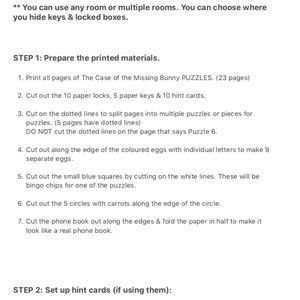 Easter Escape Room for Kids Age 5-7 | the Case of the Missing Bunny ...