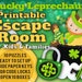 St. Patrick's Day Escape Room for Kids, Lucky Leprechaun,printable ...