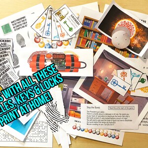 Escape Room for Kids | Stop the Bomb | Printable Escape Room, QR Code ...