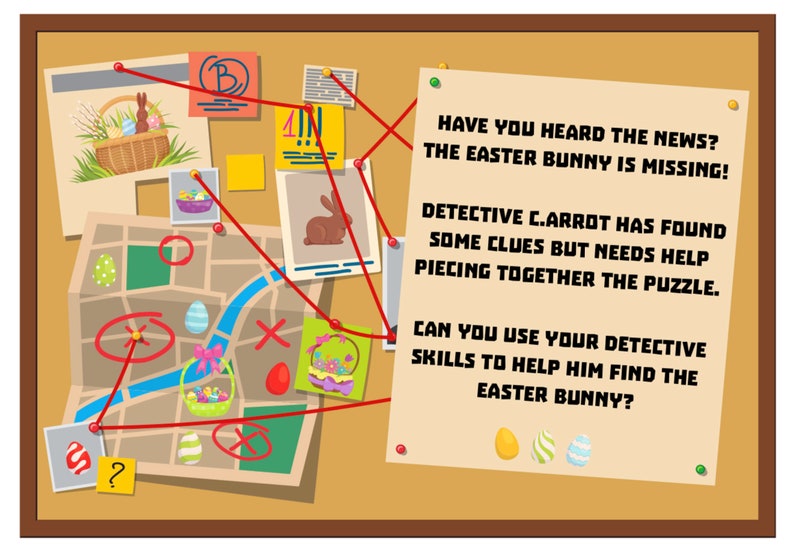 Easter Escape Room for Kids Age 5-7 | the Case of the Missing Bunny ...