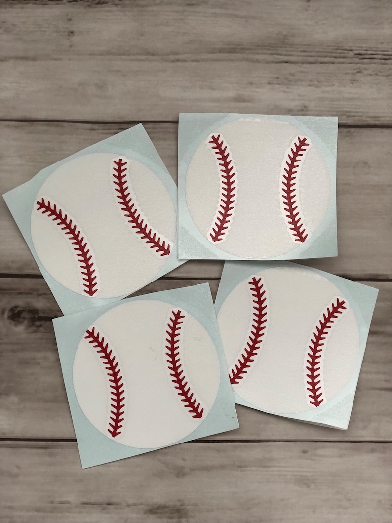 Baseball Decal * Vinyl Baseball Decal * Baseball Sticker * Dugout ...
