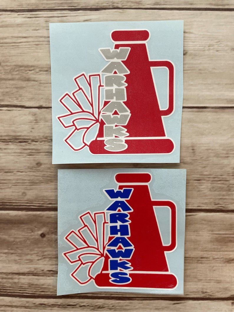 Personalized Cheer Decals Cheer Decal Cheer Sticker - Etsy