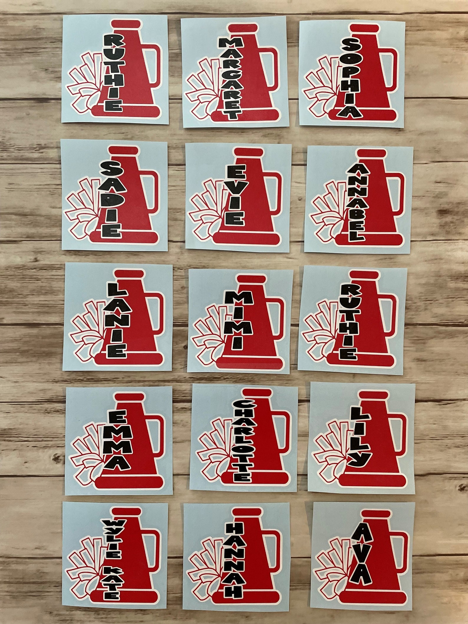 Personalized Cheer Decals Cheer Decal Cheer Sticker - Etsy