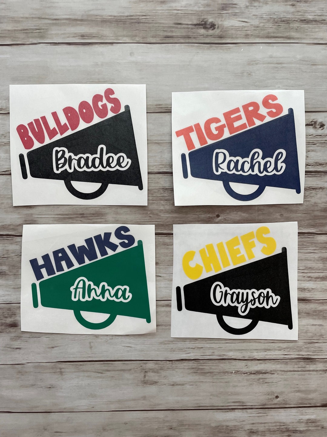 Personalized Cheer Decals Cheer Decal Cheer Sticker - Etsy