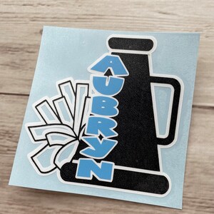 Personalized Cheer Decals * Cheer Decal * Cheer Sticker * Cheer Water ...