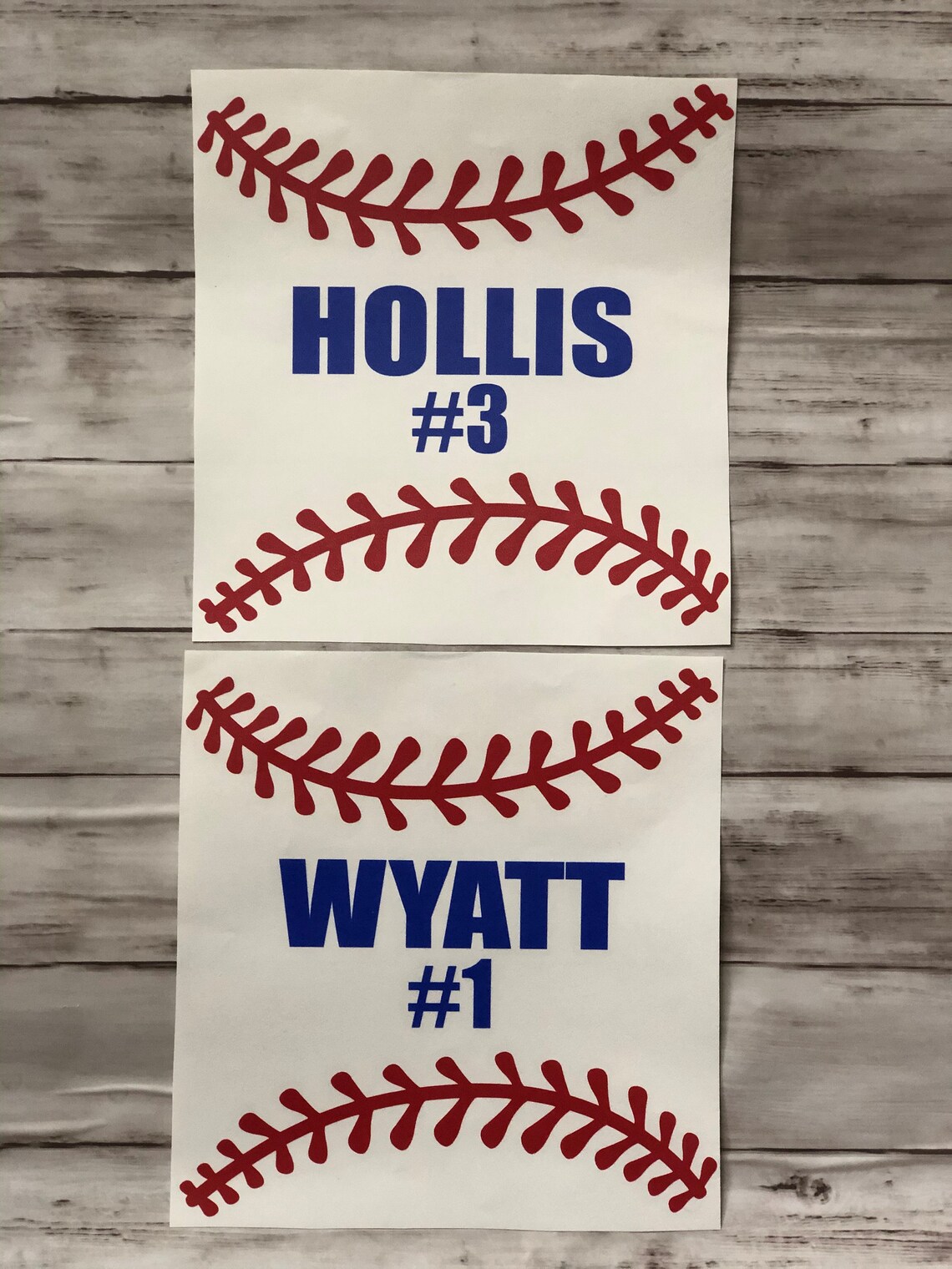 Personalized Baseball Stitches Decal Vinyl Baseball Sticker - Etsy