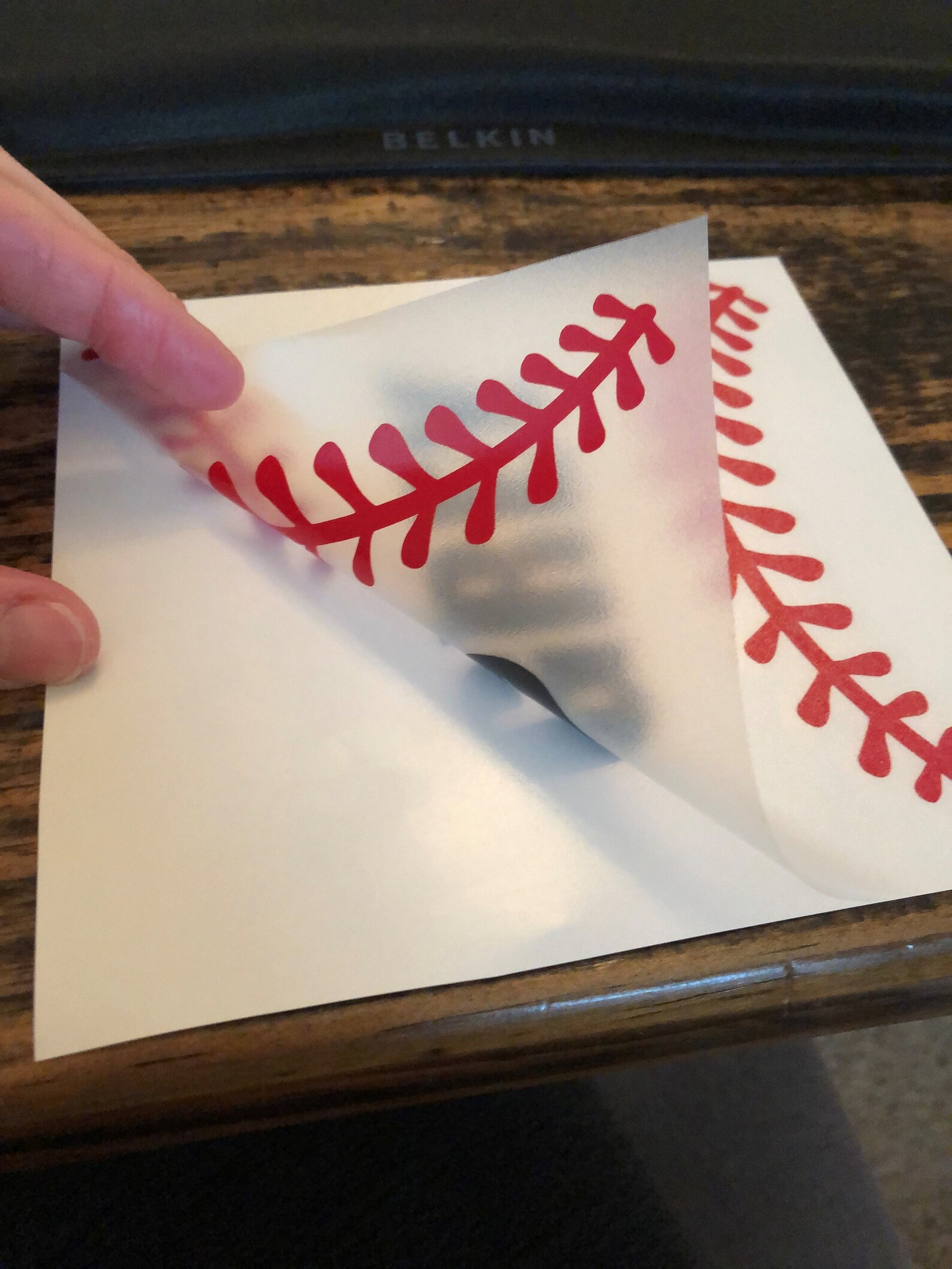 Personalized Baseball Stitches Decal Vinyl Baseball Sticker Dugout ...