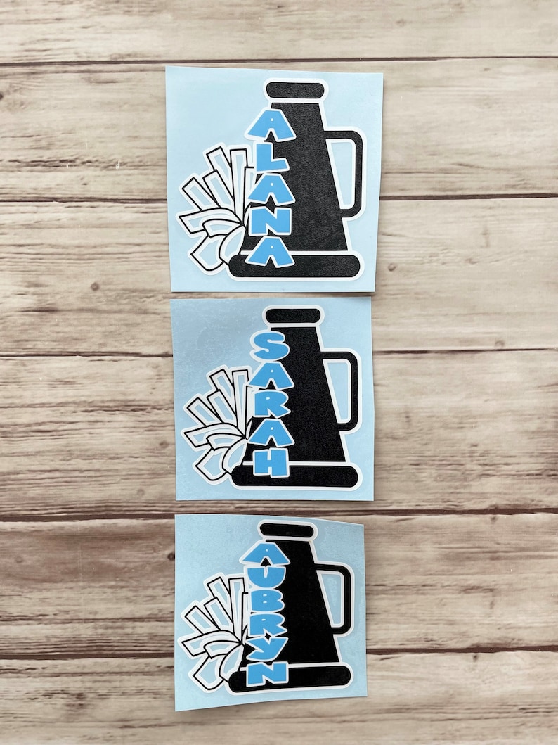 Personalized Cheer Decals Cheer Decal Cheer Sticker - Etsy