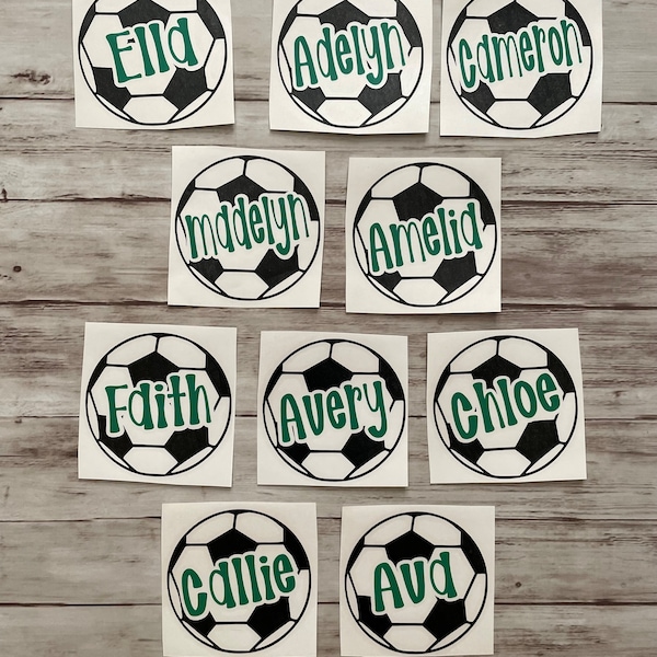 Soccer Decal - Etsy