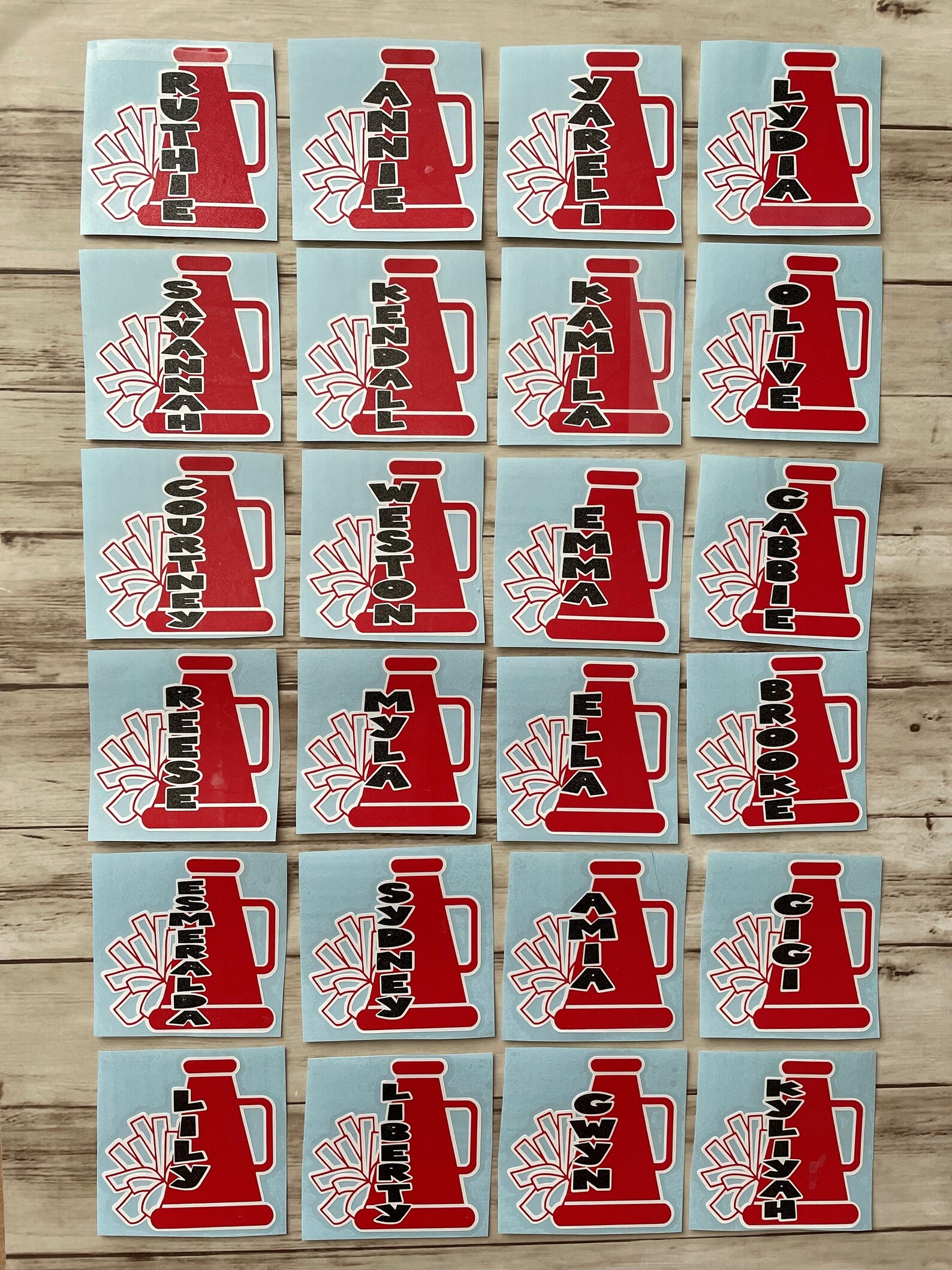 Personalized Cheer Decals Cheer Decal Cheer Sticker - Etsy