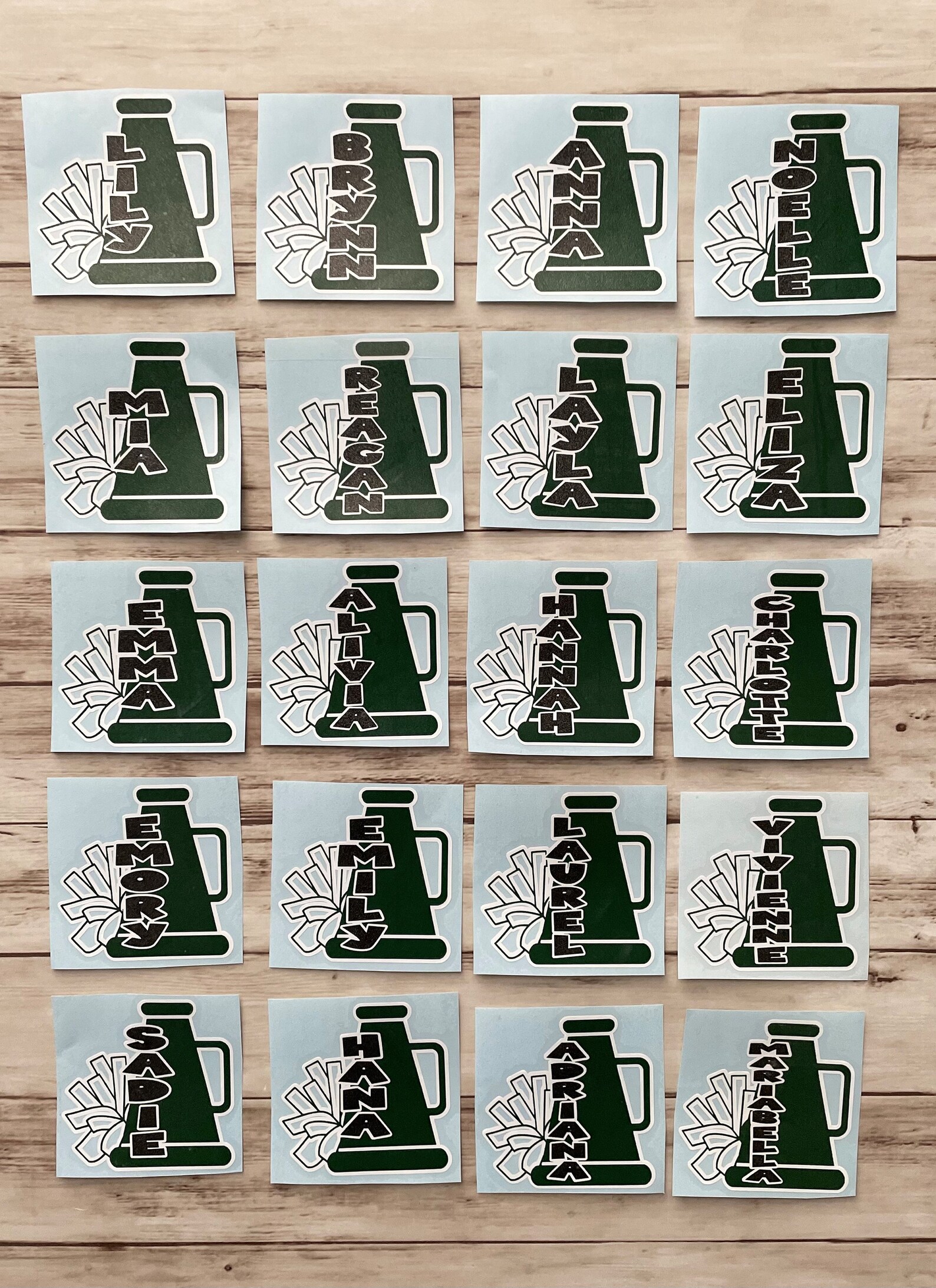Personalized Cheer Decals Cheer Decal Cheer Sticker - Etsy