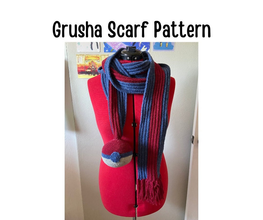 Grusha Scarf Crochet Pattern - Etsy