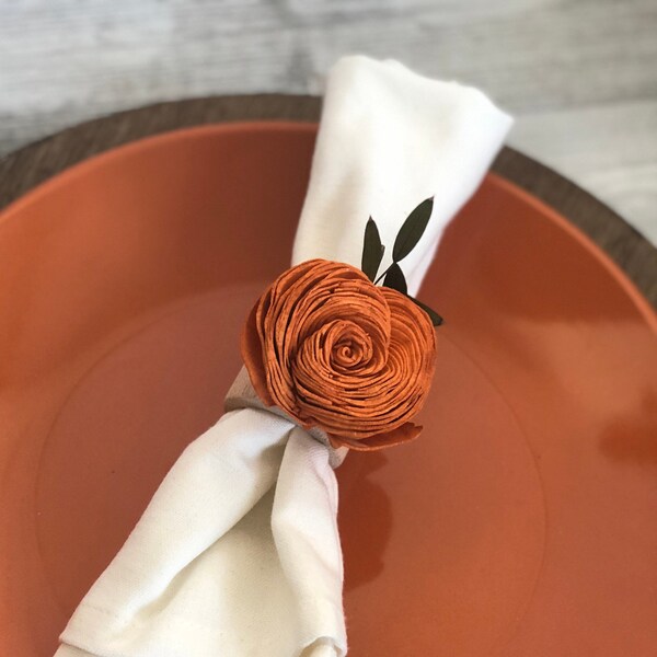 Flower Napkin Ring - Etsy