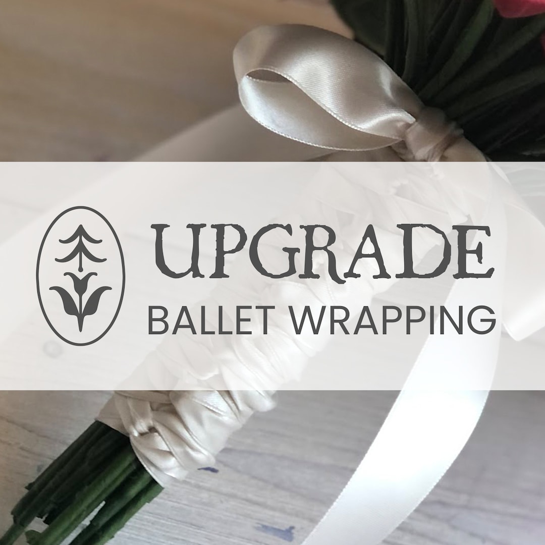 Ballet Bouquet Handle Wrap - Wedding Bouquet Upgrade - Etsy