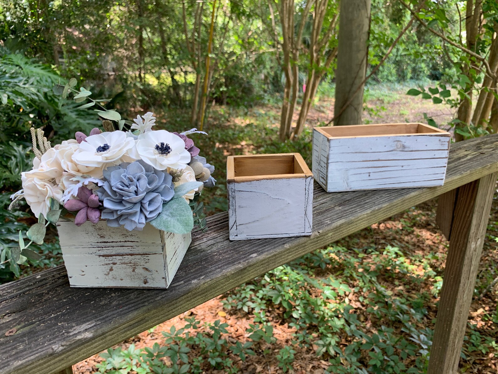 CREATE YOUR OWN Custom Mini Wood Flower Centerpiece - Etsy