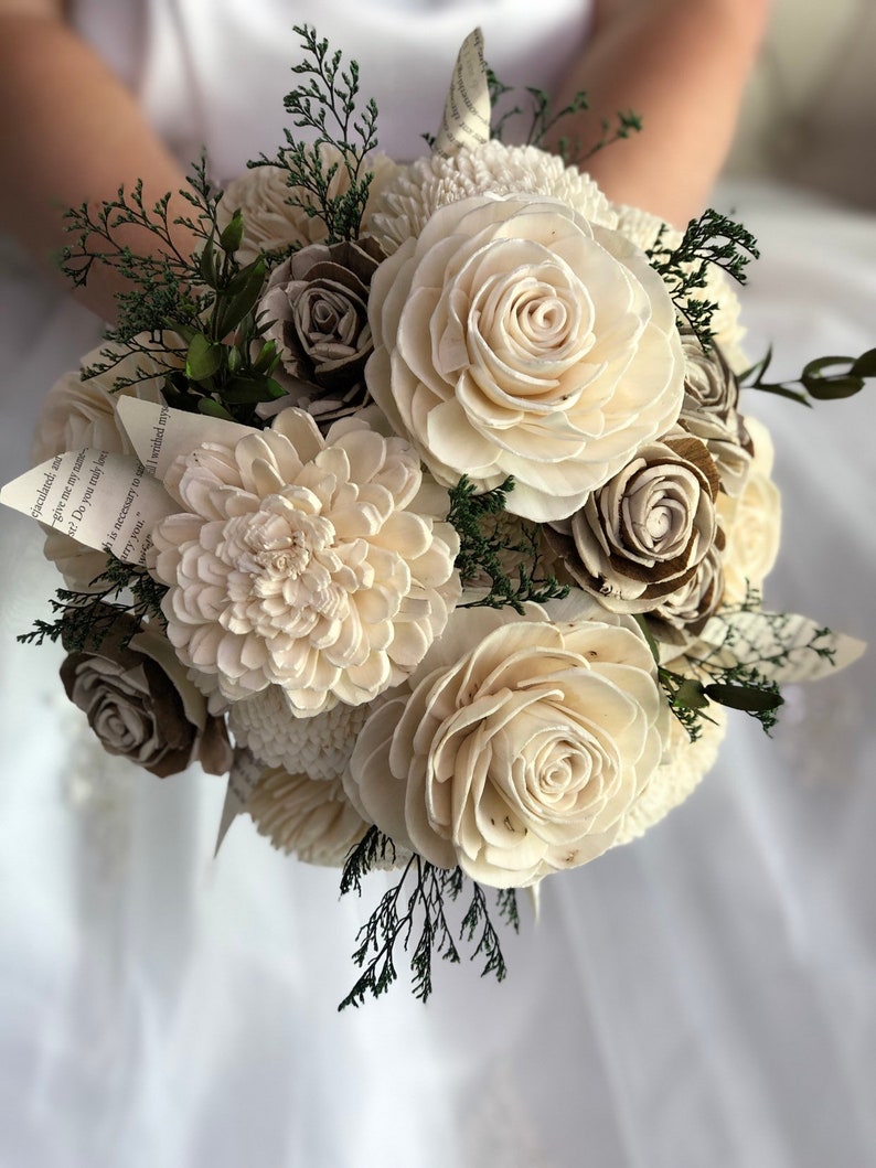 Naturally Novel Bouquet Book Page Bouquet Collection | Etsy