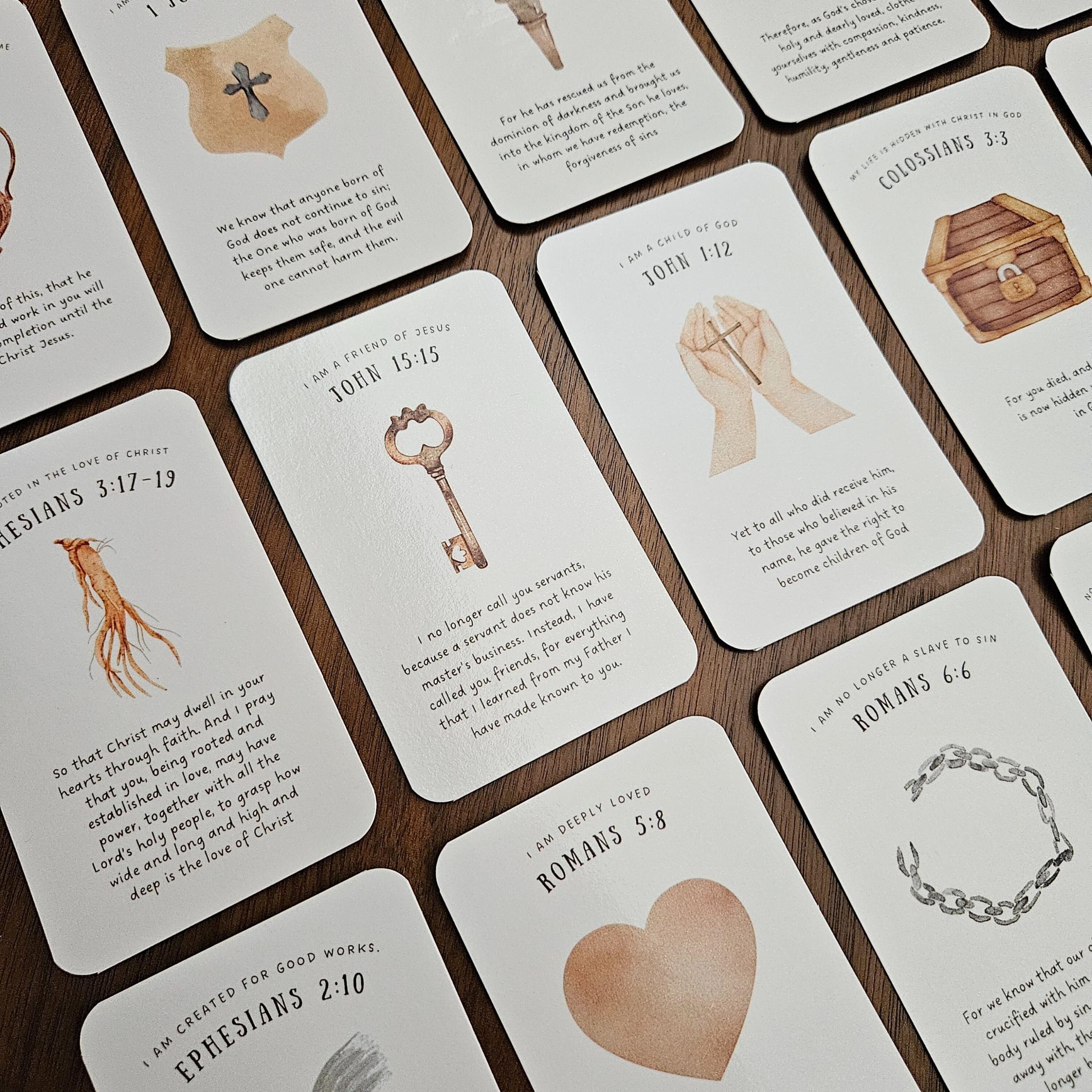Identity in Christ Scripture Cards – 32 Bible Verse for Christian Kids ...