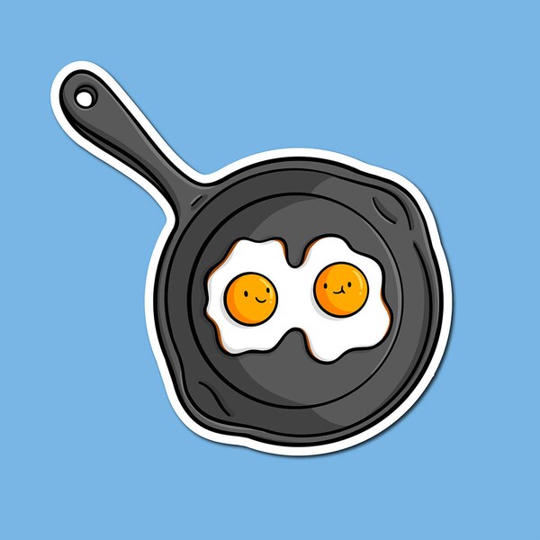 Cast Iron Pan Sticker - Etsy