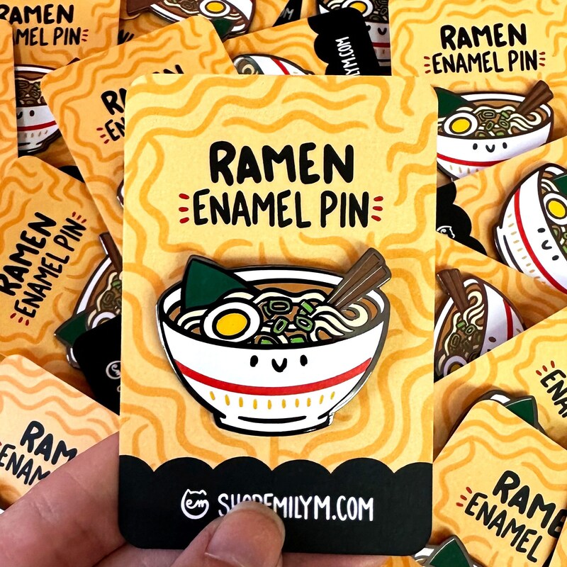 Kawaii Enamel Pin - Etsy