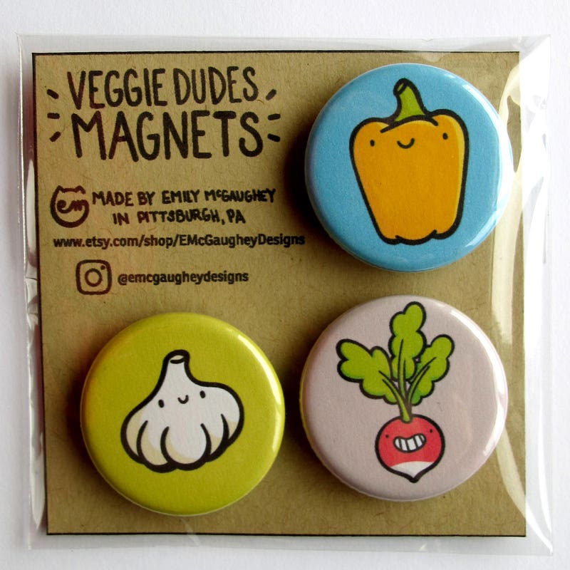Vegetable Magnet - Etsy