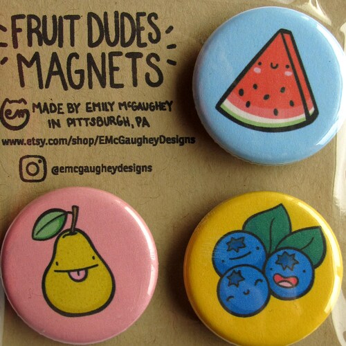 Fruit Magnets Refrigerator Magnets Fridge Magnets Locker - Etsy