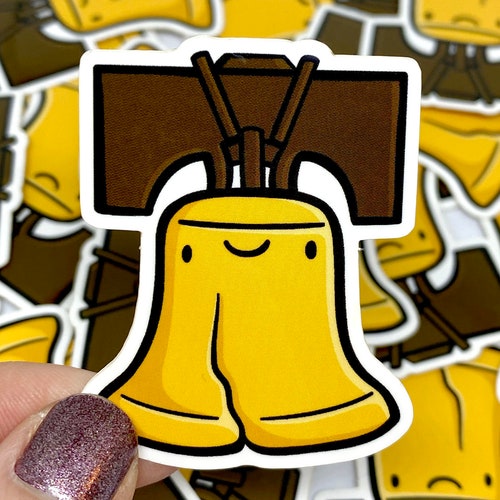 Mini Liberty Bell Sticker Philadelphia Themed Sticker - Etsy