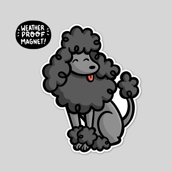 Poodle Magnet - Etsy