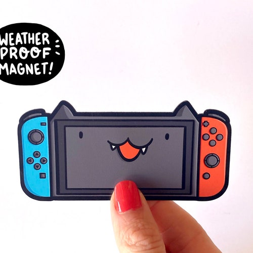 Video Game Cat Vinyl Sticker Kawaii Cat Gamer Gift Cute | Etsy