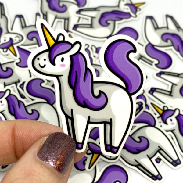 Unicorn Stickers - Etsy