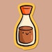 Soy Sauce Sticker| Weatherproof Vinyl Sticker | Soy Sauce Bottle ...