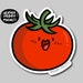 Tomato Sticker Weatherproof Vinyl Sticker Kawaii Sticker Happy ...