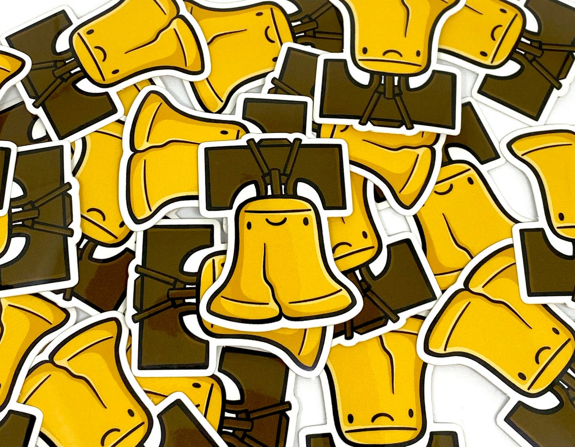 Mini Liberty Bell Sticker Philadelphia Themed Sticker - Etsy
