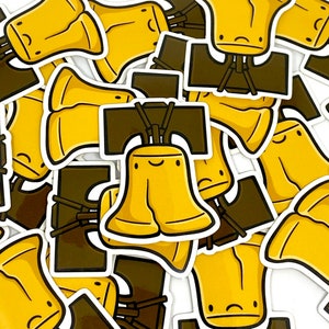Mini Liberty Bell Sticker | Philadelphia Themed Sticker | Philly ...