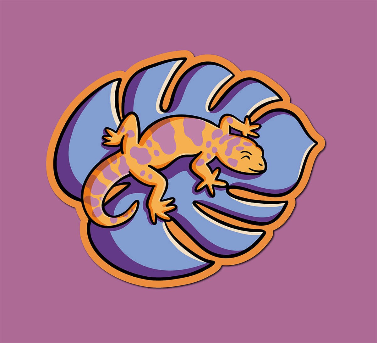 Gecko Decal Vinyl cut Paper & Party Supplies etna.com.pe