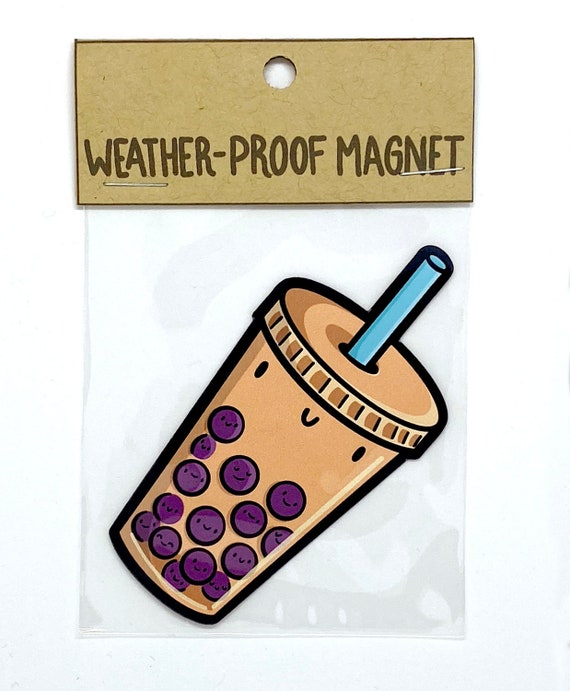 Tan Milk Bubble Tea Magnet Boba Tea Fridge Magnet Kawaii | Etsy