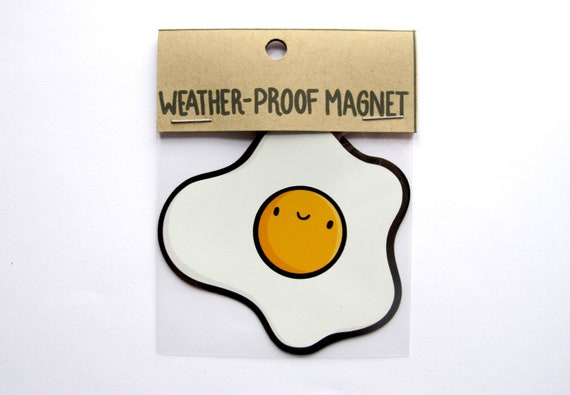 Egg Magnet Sunnyside Up Die Cut Magnet Kawaii Magnet | Etsy