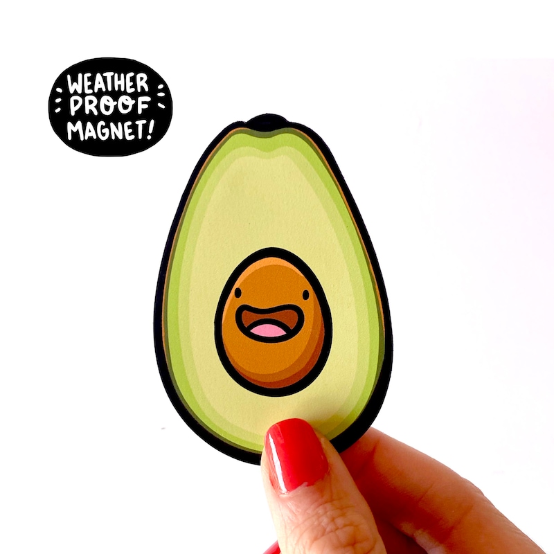 Fridge Magnet Avocado - Etsy