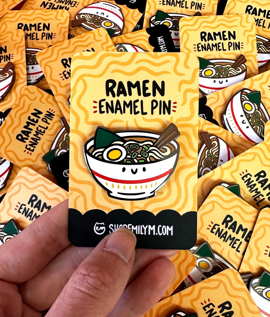 Ramen Hard Enamel Pin | Kawaii Enamel Pin | Bowl of Ramen Pin ...