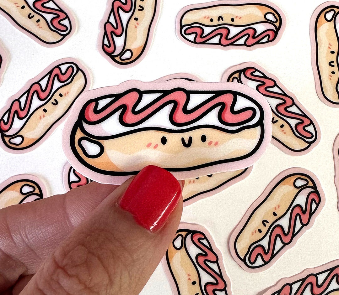 Long John Donut Mini Sticker | Waterproof Sticker | Kawaii Sticker ...