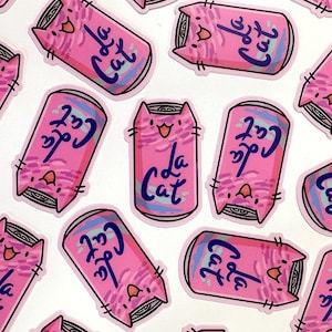 Mini Berry La Cat Vinyl Sticker | Waterproof Sticker | Berry Seltzer ...