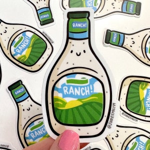 Ranch Sticker | Weatherproof Vinyl Sticker| Kawaii Sticker| Ranch ...