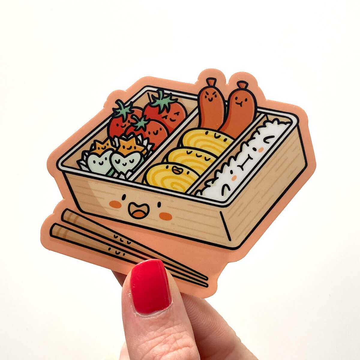 Small Bento Box Sticker Cute Food Sticker Kawaii Food | Etsy